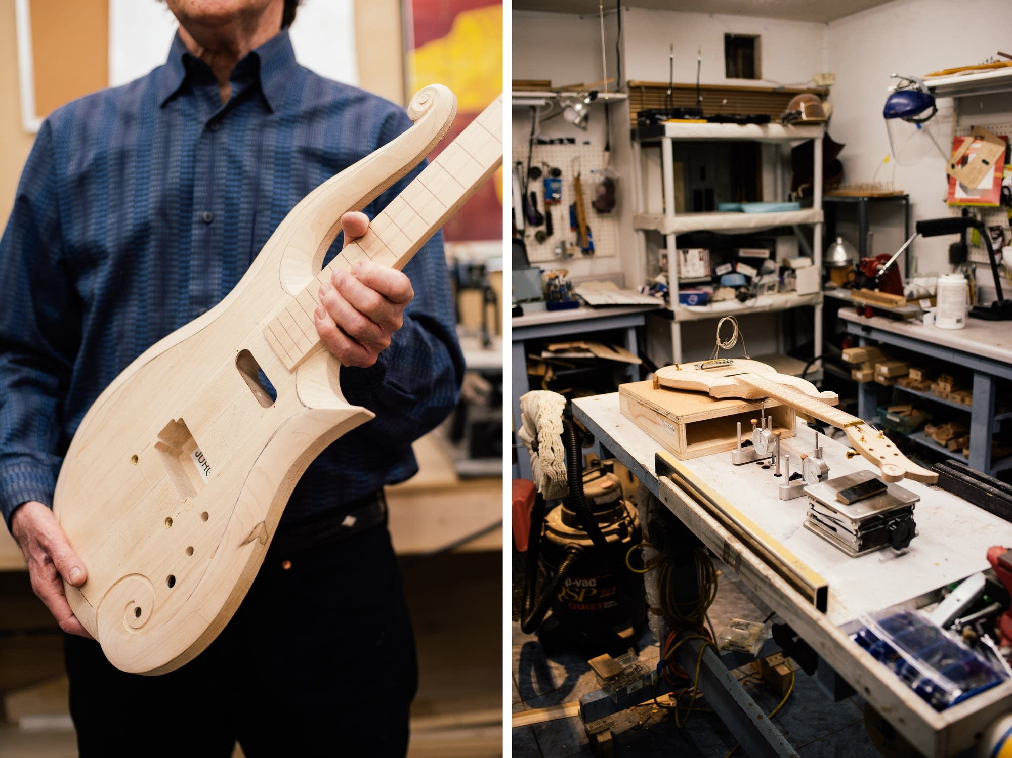 Meet Dave Rusan, builder of Prince's iconic Cloud Guitar