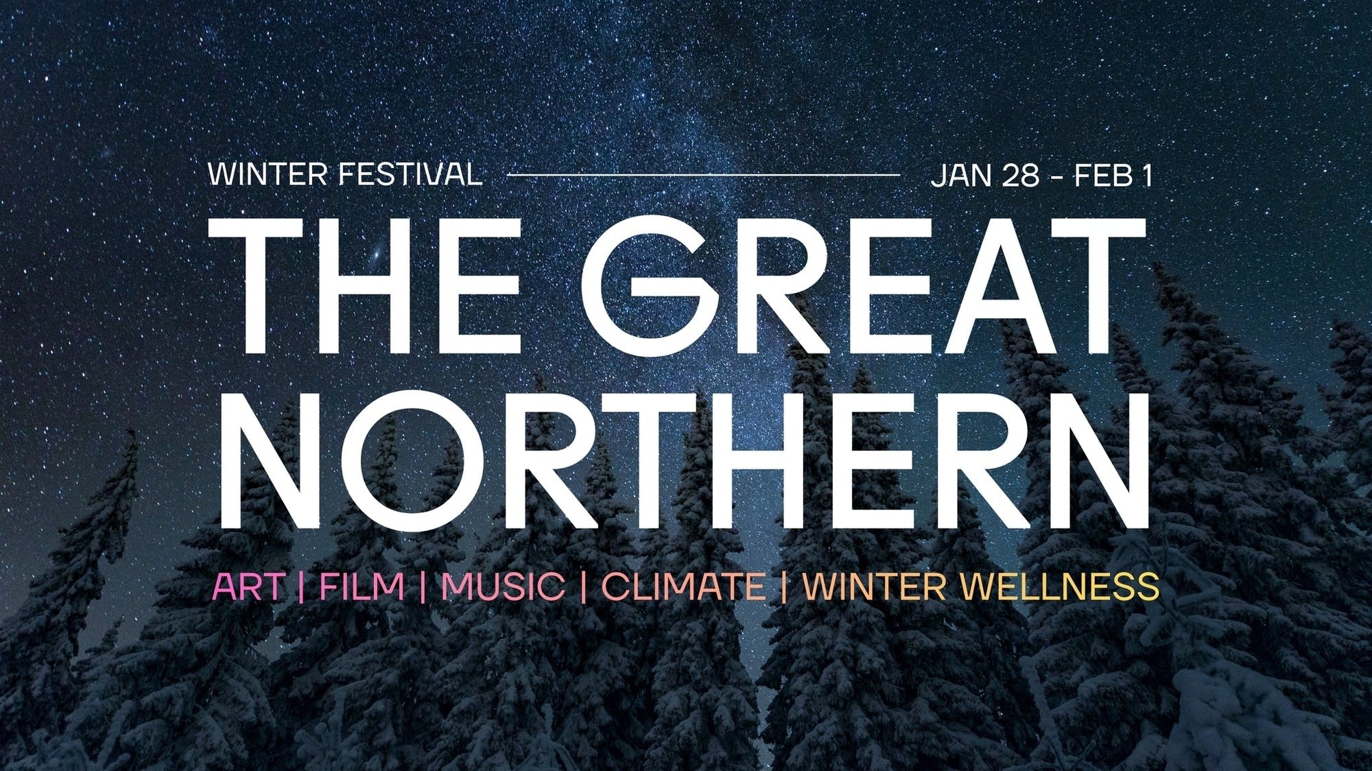 Check out the Great Northern Climate Solutions Series this weekend ...