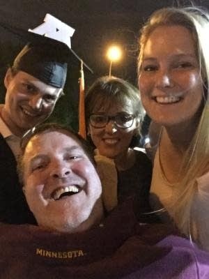 After seeing his son graduate, Champlin man with ALS dies | MPR News