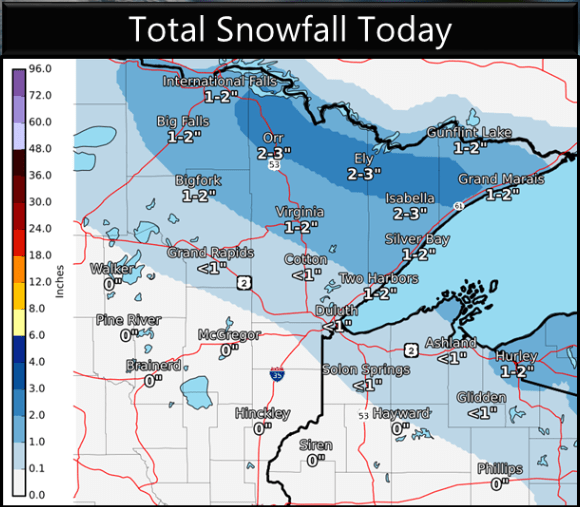 A cold front brings light snow Thursday and cooler temperatures Friday ...