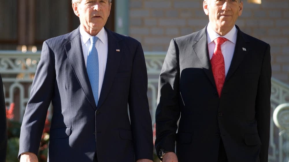 Bush speaks on Mideast peace | MPR News