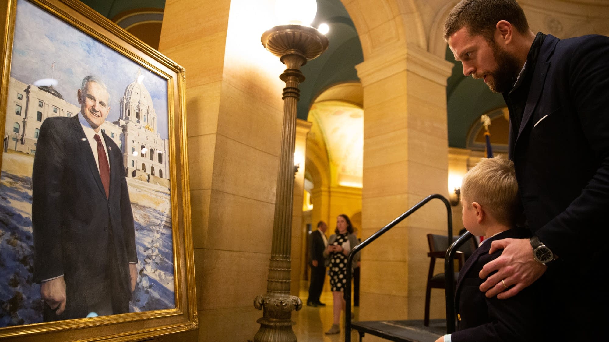 Former Gov. Mark Dayton's portrait links him to the State Capitol he ...