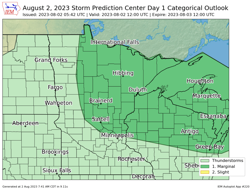 Storms possible Wednesday, mainly north; steamy through Thursday | MPR News