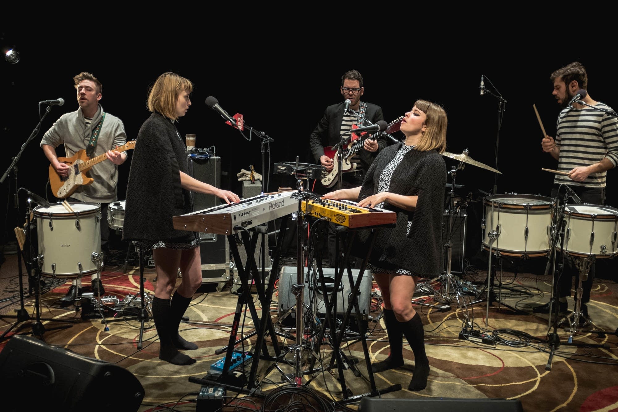 Lucius perform live in The Forum