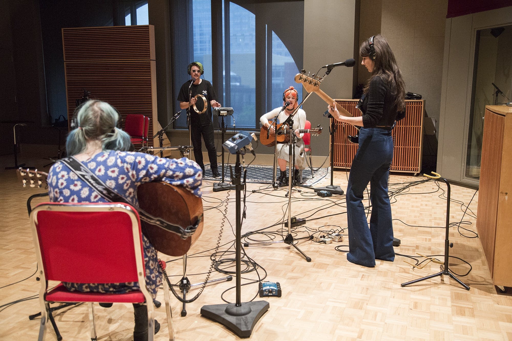 Bleached perform live in The Current studio, remember Prince | The Current