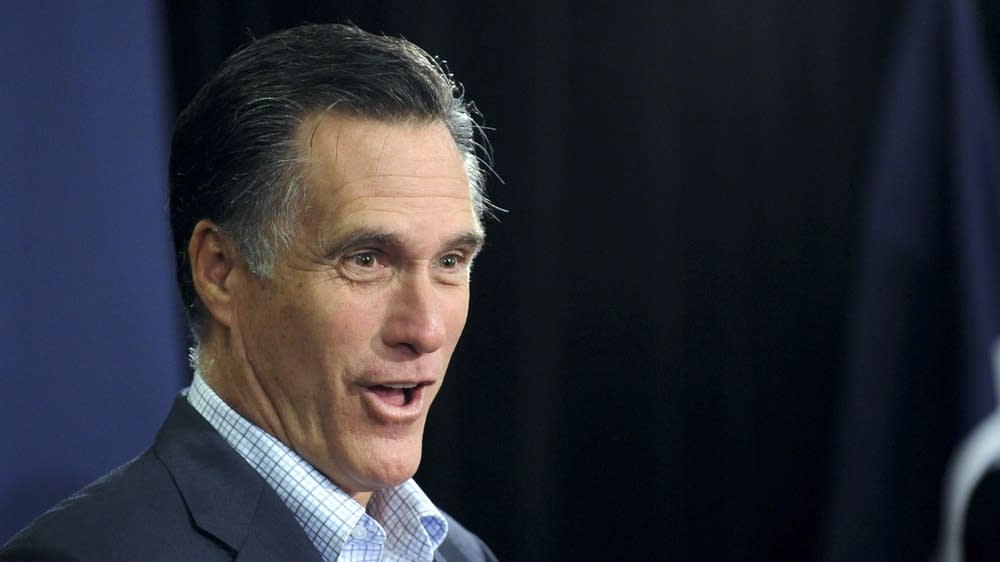 Romney campaign hits back after Dem 'flip' charges | MPR News