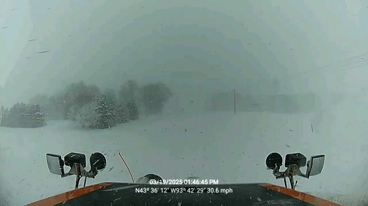 Blizzard with whiteout conditions raking southern Minnesota | MPR News