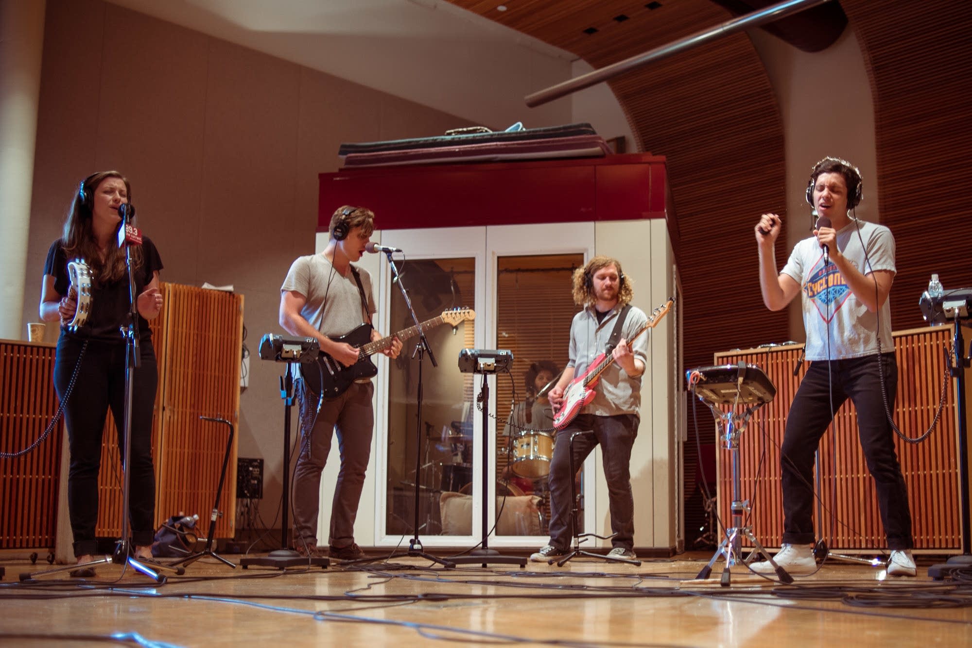 Strange Names performs in The Current studios