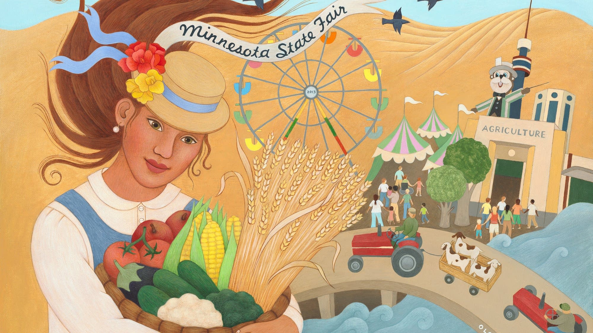 Minnesota State Fair unveils 2013 commemorative art | MPR News