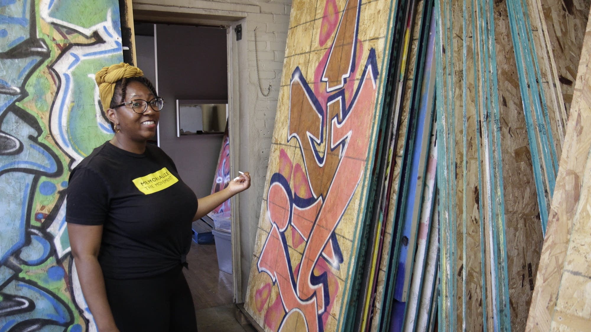Artists memorialize the racial justice movement that Floyd murder ...