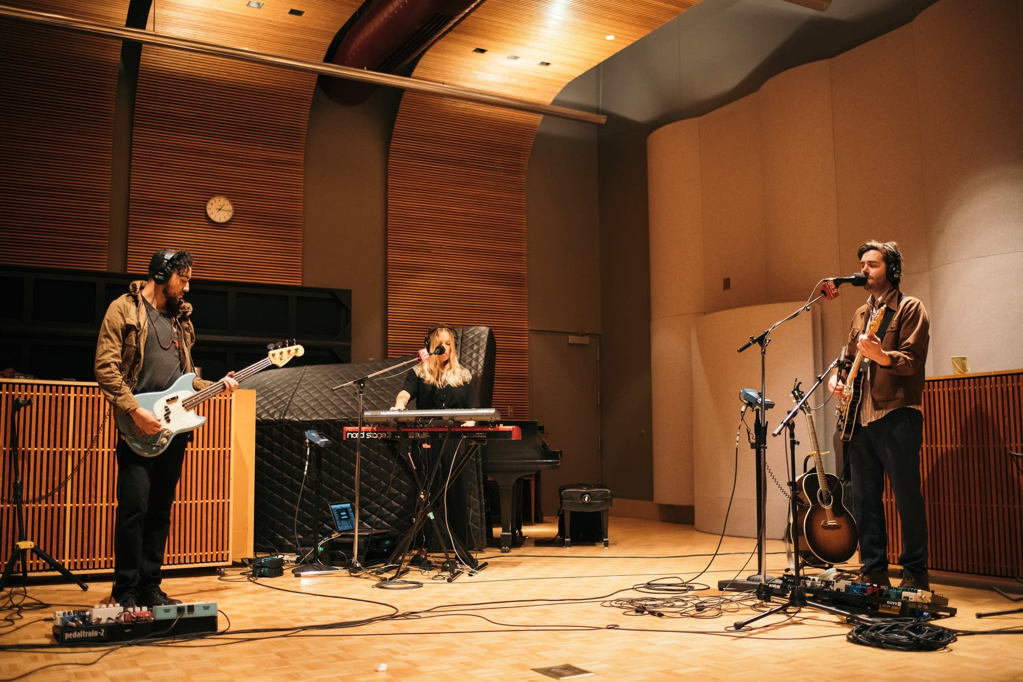 Lord Huron perform in The Current studio