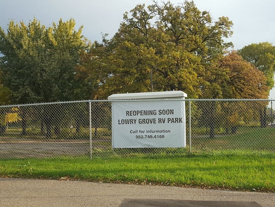 Disputed Lowry Grove site may reopen to mobile homes and RVs | MPR News