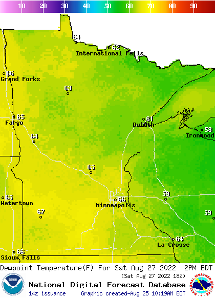 Weekend weather: Shower and t-storm chances; warmest temps on Sunday ...