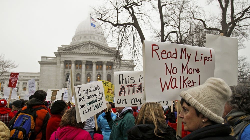 Q & A with reporter on Madison protests | MPR News