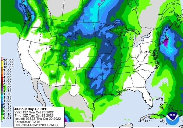 Warming nicely through the weekend; storms possible late Sunday | MPR News