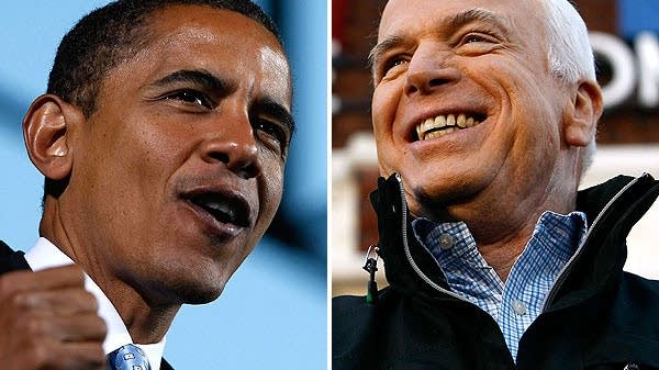 White Obama Black Mccain