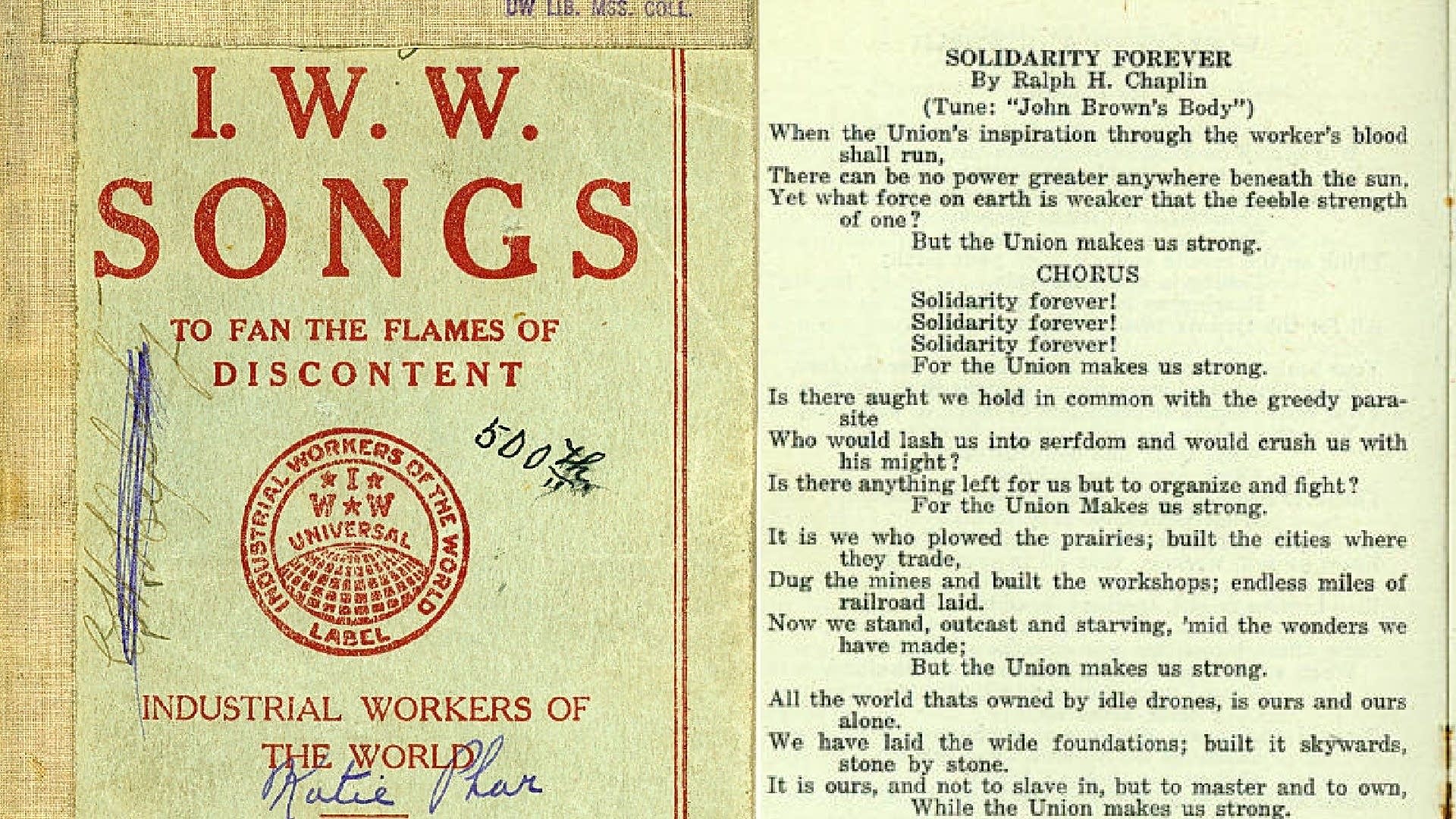 How song makes the union strong