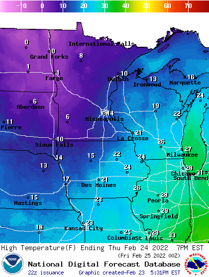 Light snow, chilly Thursday; early March warmup ahead | MPR News