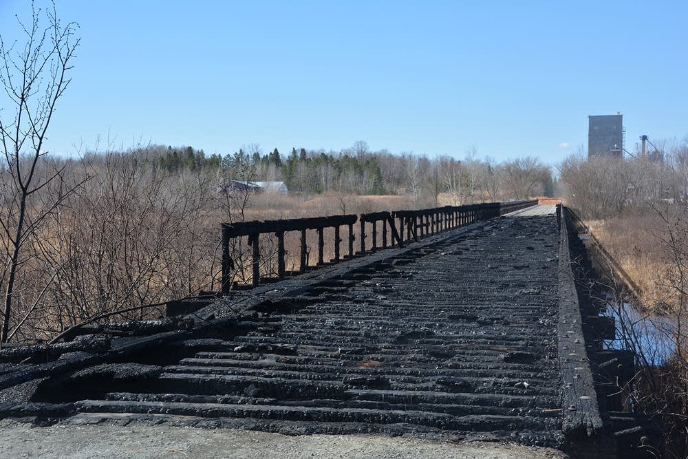 Arsonist torches historic northern MN bridge | MPR News