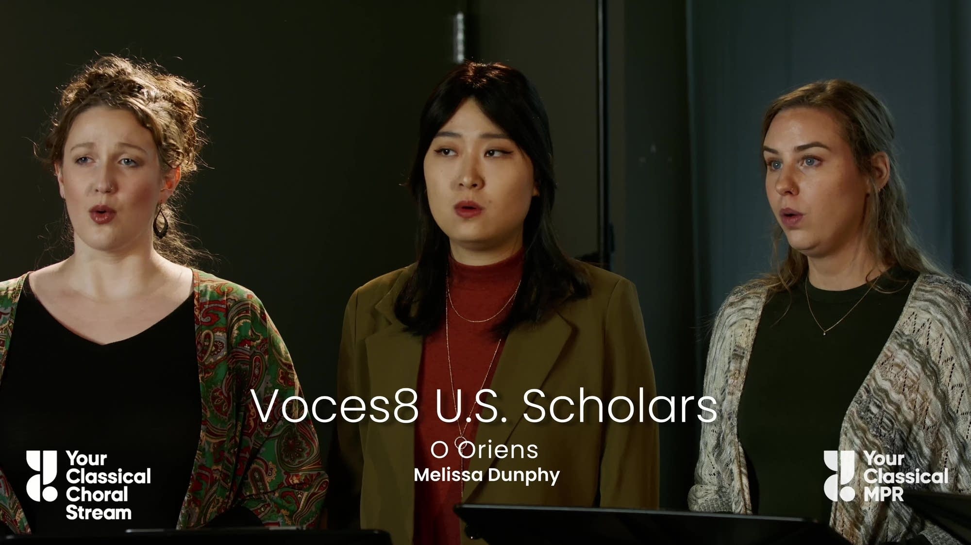 Voces8 U.S. Scholars: O Oriens – Melissa Dunphy
