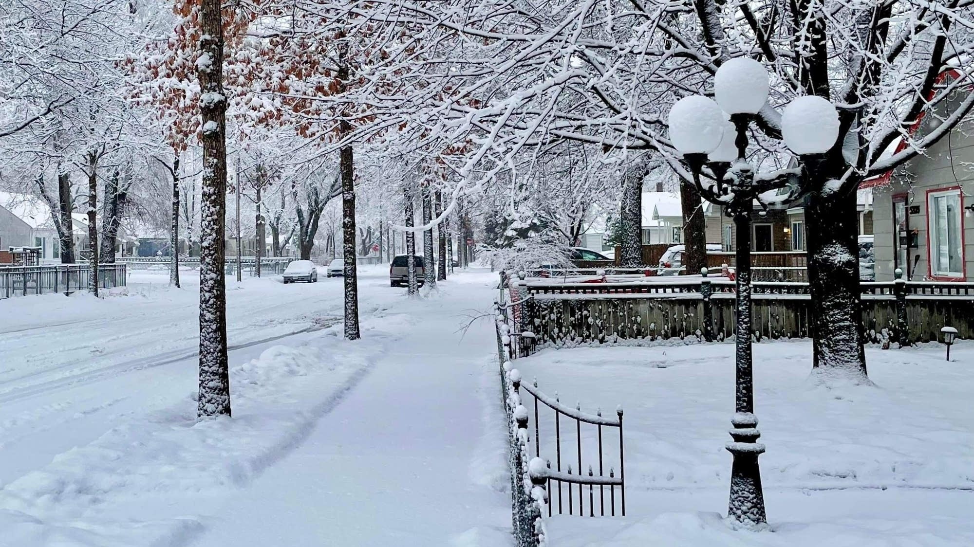 Snow winds down through Friday; subzero air locks in next week | MPR News