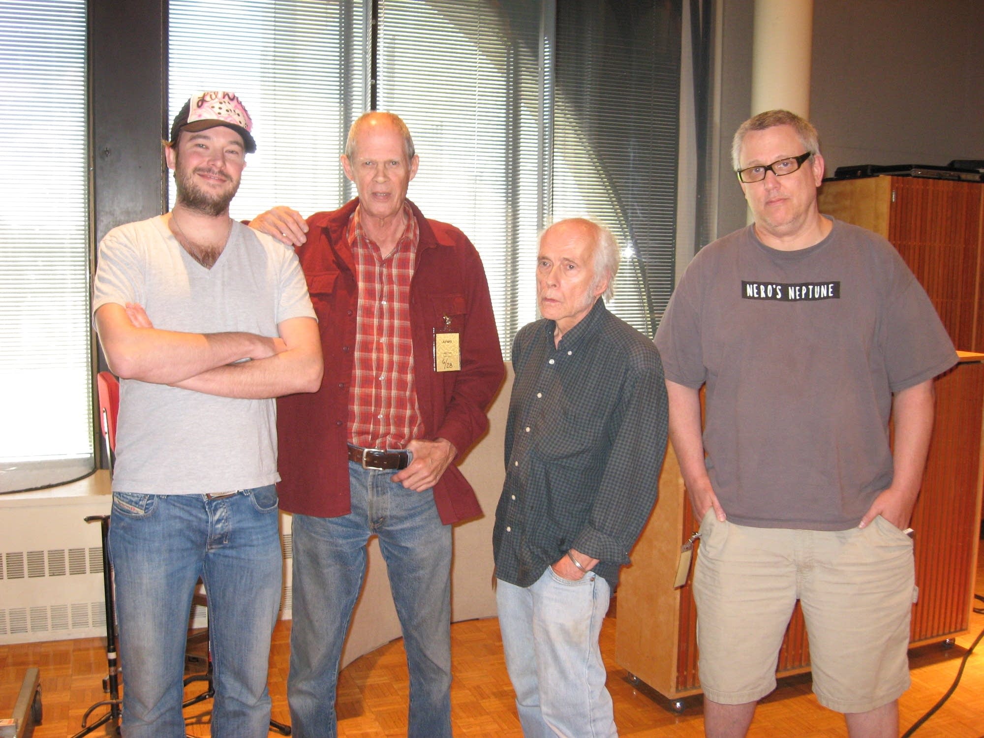 Spider John Koerner and Tony Glover perform in The Current studios