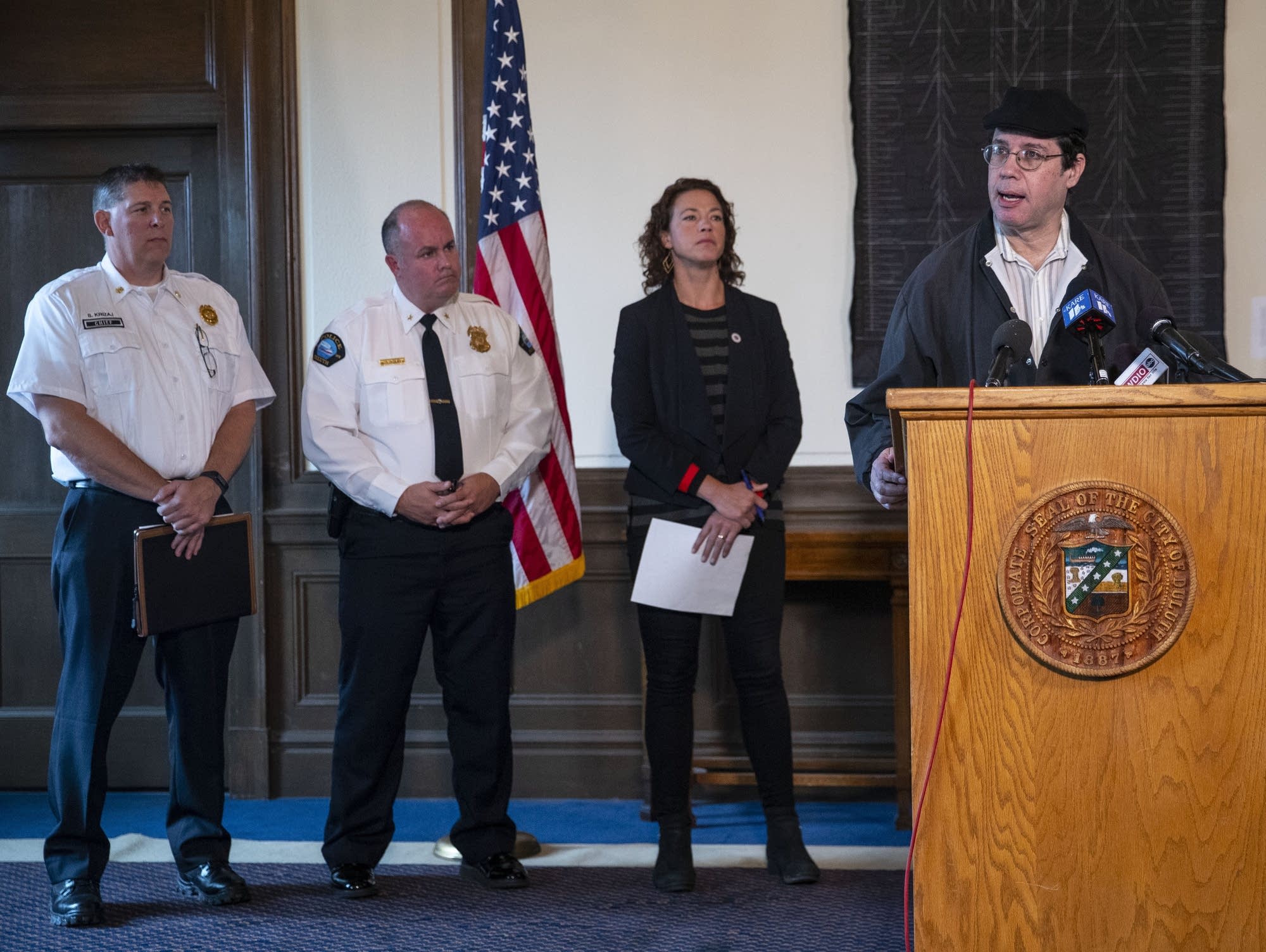 Duluth officials announce arrest in synagogue fire, say there's no evidence of hate crime | MPR News