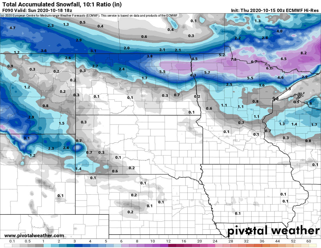 Saturday snow up north: Forecast models coming into slightly better ...