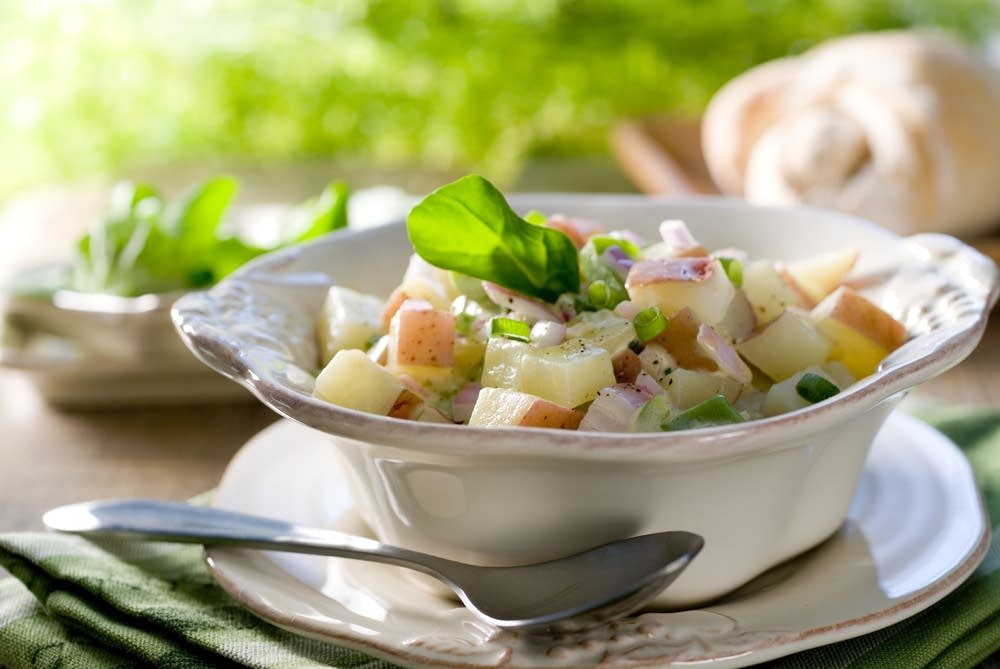 Country Potato Salad with New Greens | The Splendid Table