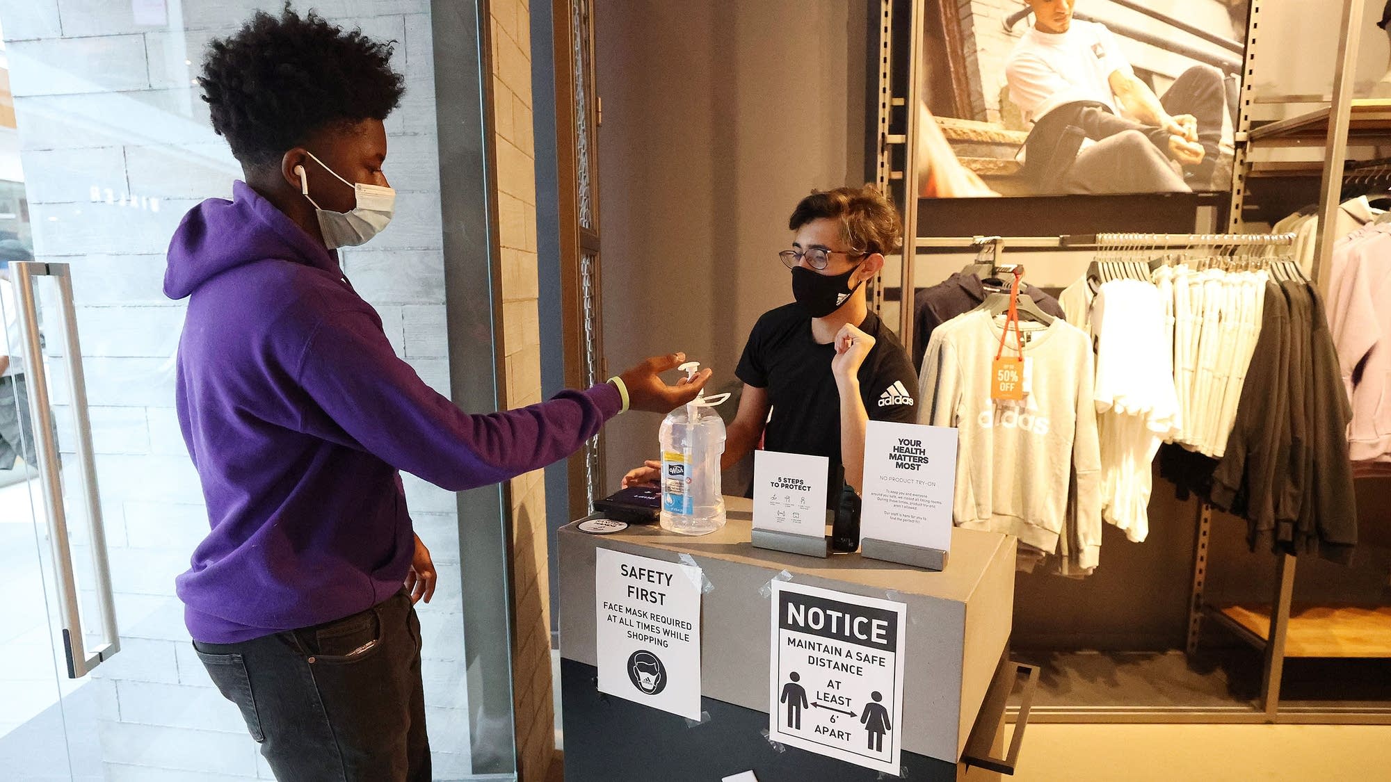 Retail workers balance financial need with pandemic risk