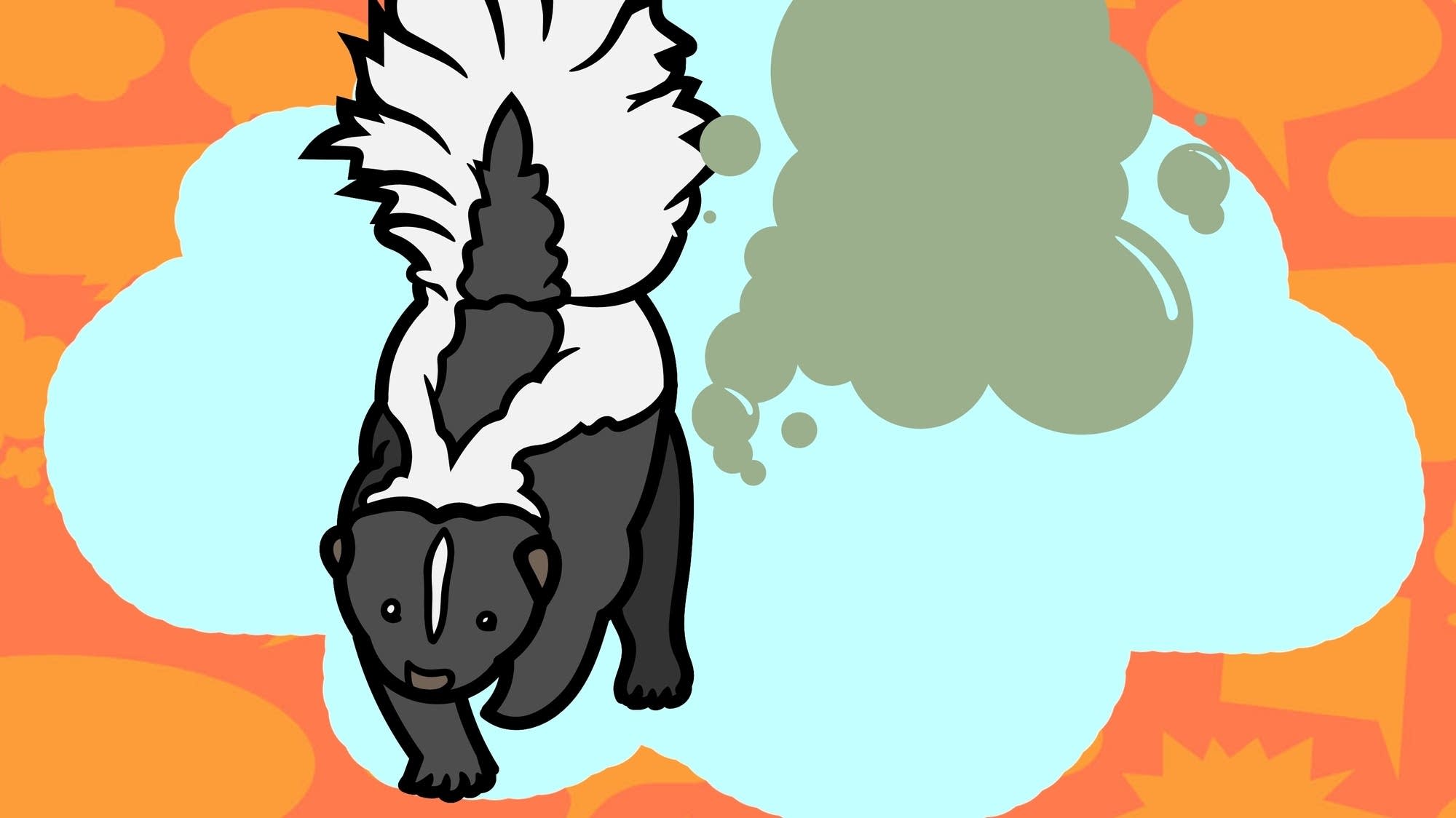 How do skunks spray their stink? | Moment of Um