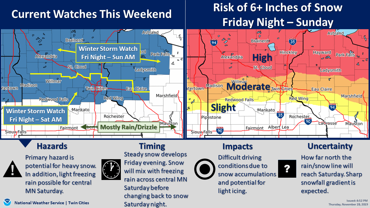 Light snow/freezing drizzle possible Friday; heavy snow in some areas ...