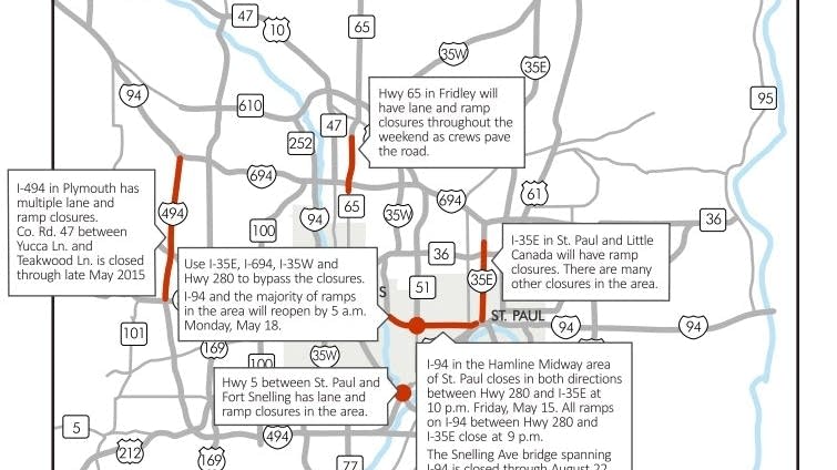 I-94 closing tops weekend metro traffic hassles | MPR News