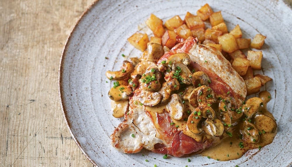 Saltimbocca Stroganoff with Pan-fried Potatoes | The Splendid Table