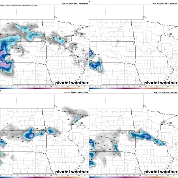 A bit brighter and warmer Thursday. More precipitation arrives Sunday ...
