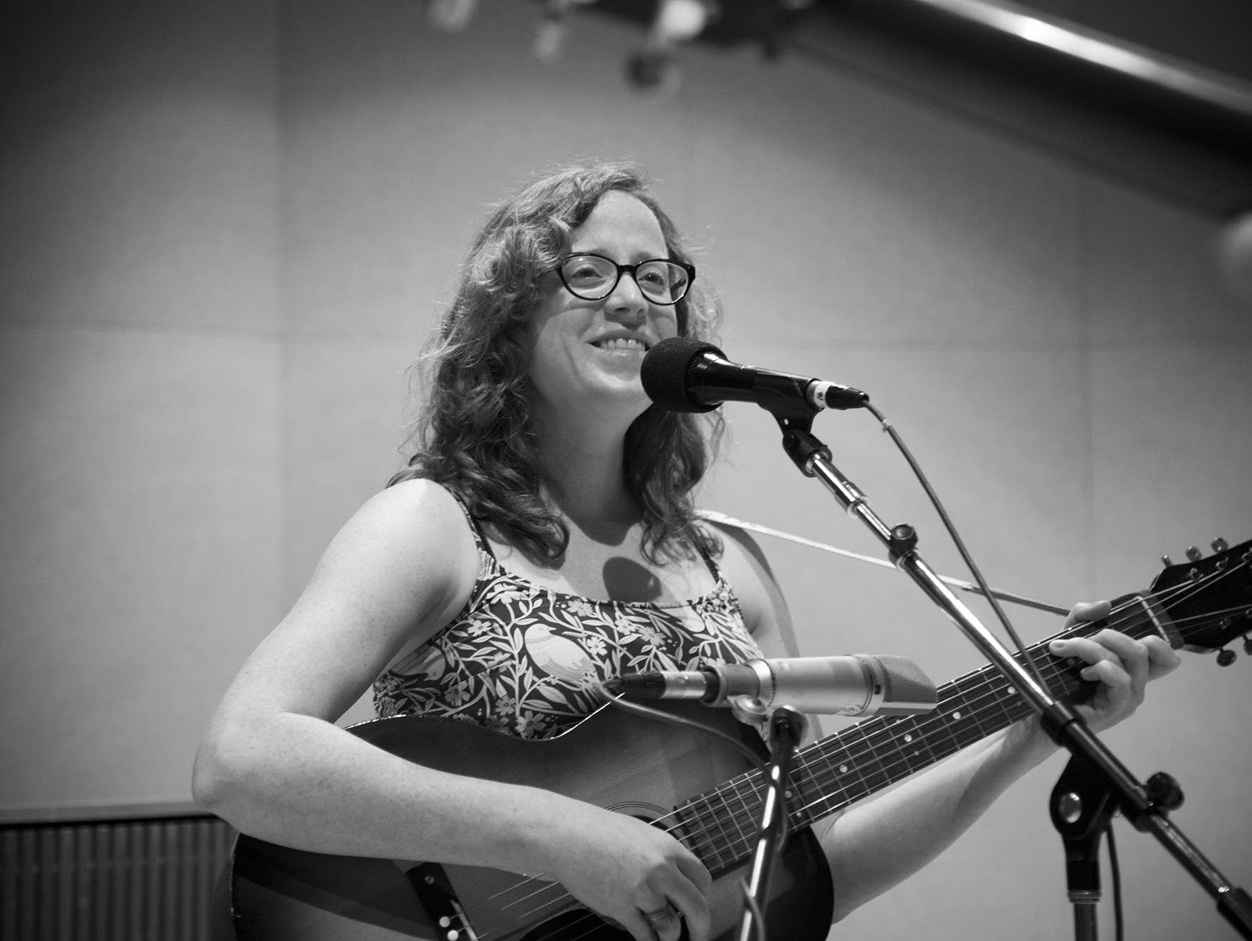 Miss Tess performs in the Radio Heartland studio