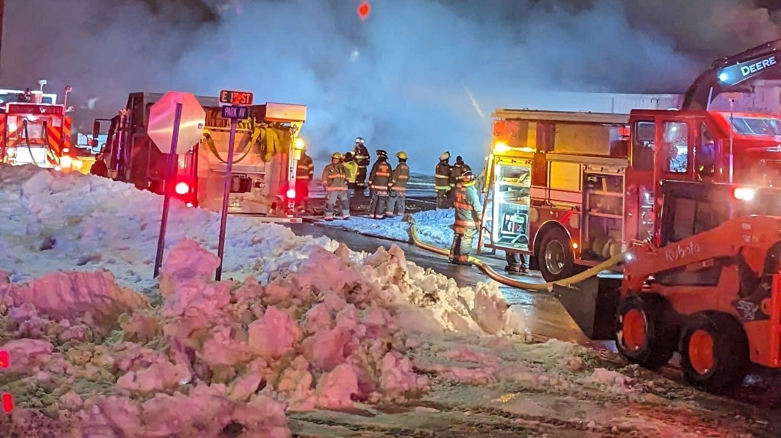 Large fire at western Minnesota John Deere dealer under control after ...