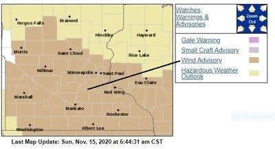 Strong Sunday winds; best flake chances northern Minnesota | MPR News