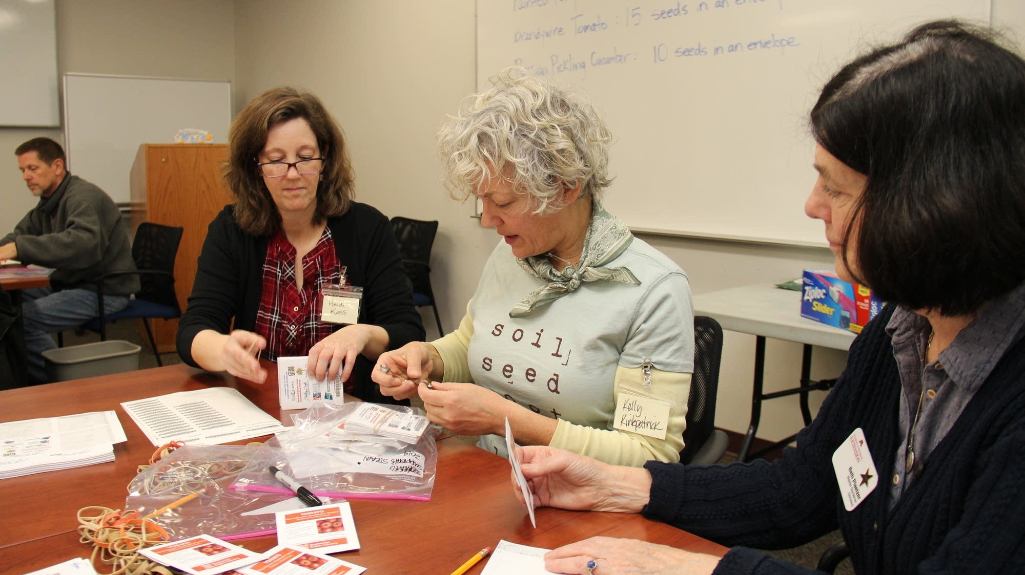 Volunteers package thousands of seeds for new seed library in Rochester ...
