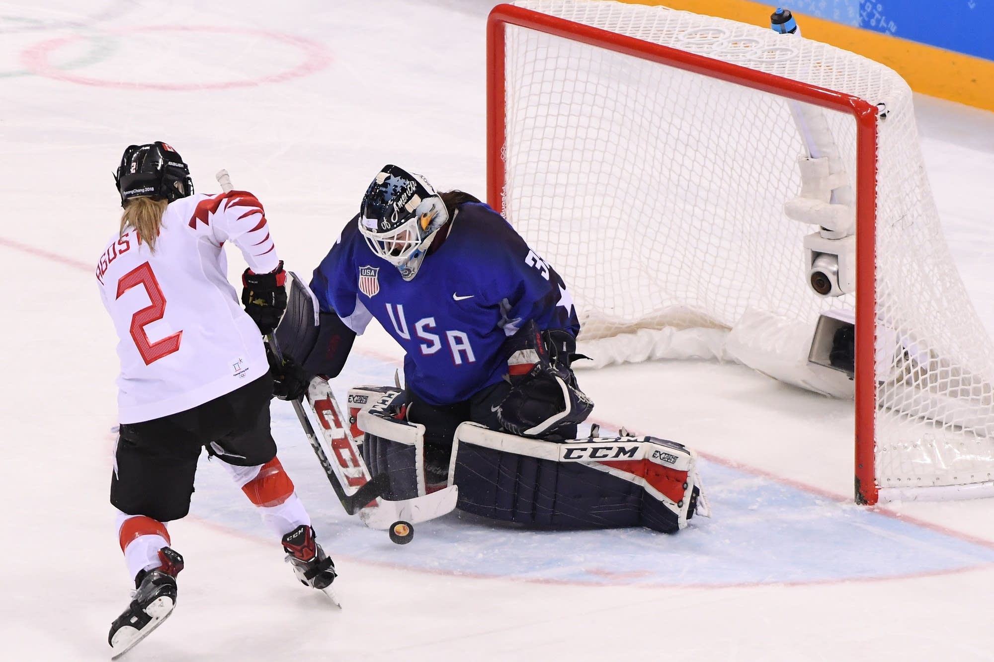 Goalie Maddie Rooney delivers gold medal performance for U.S. | MPR News