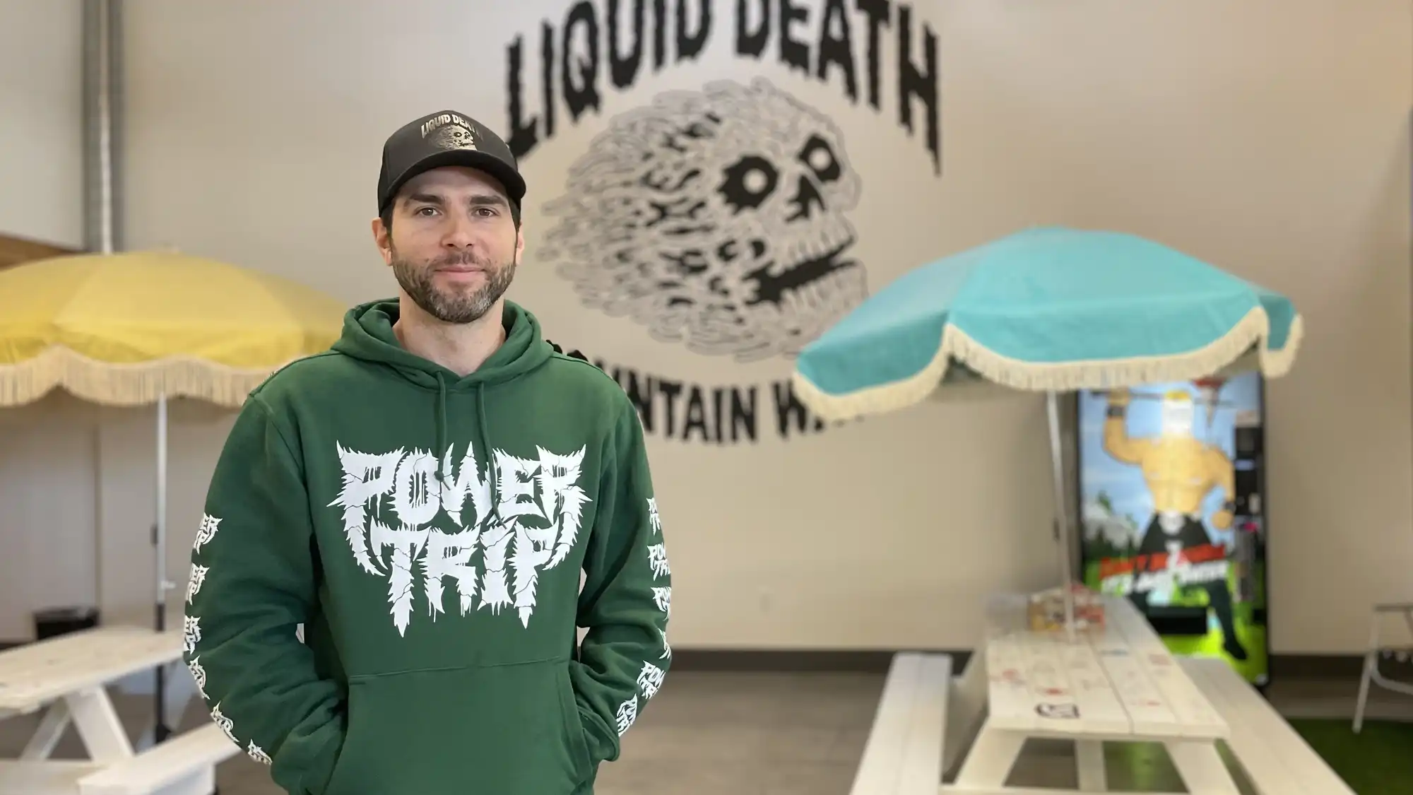Liquid Death combines canned water with viral marketing - Marketplace