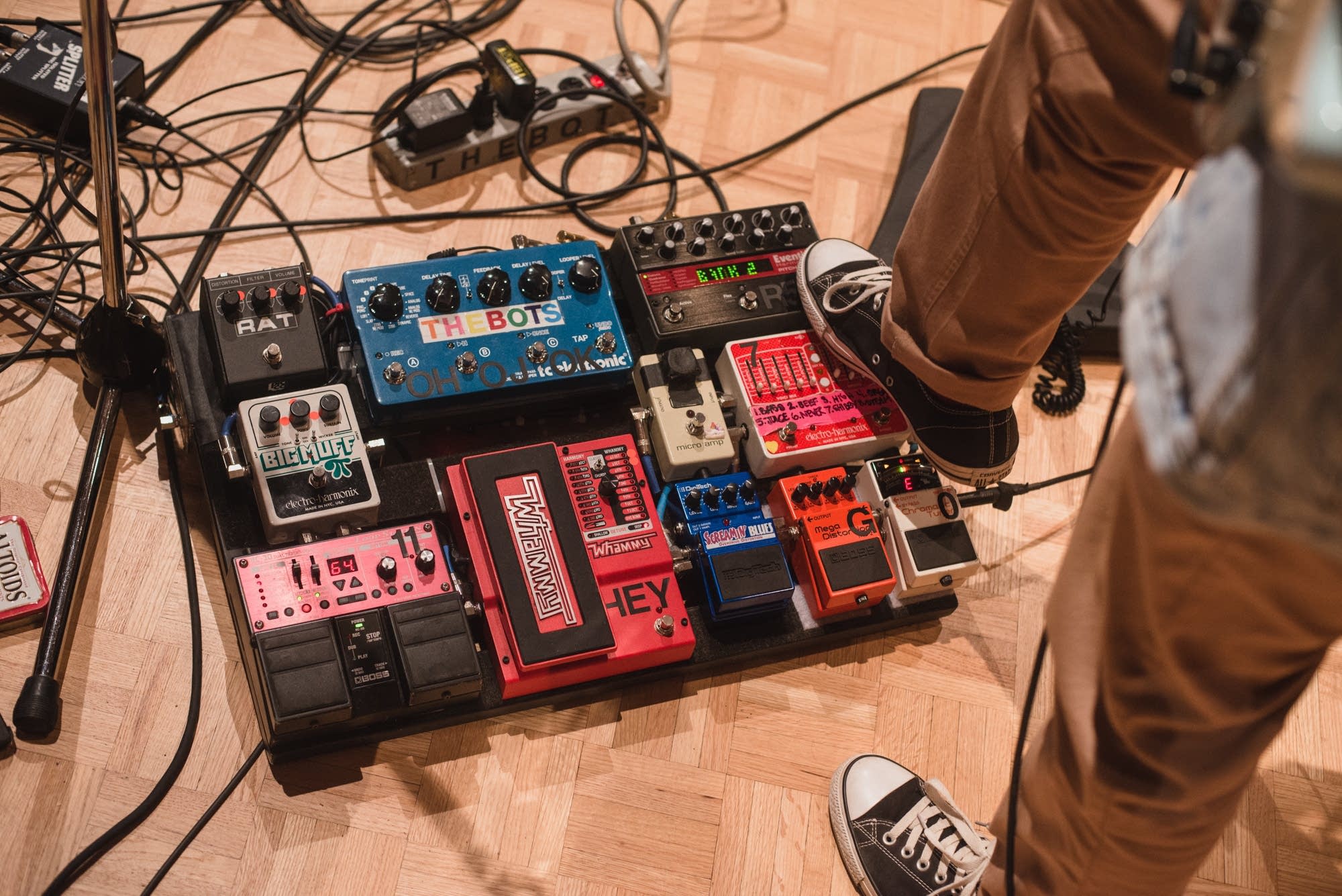 The Bots perform in The Current studio