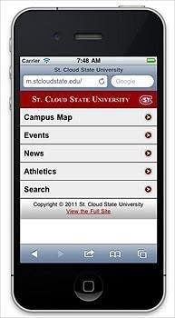 St. Cloud State launches mobile website, apps | MPR News