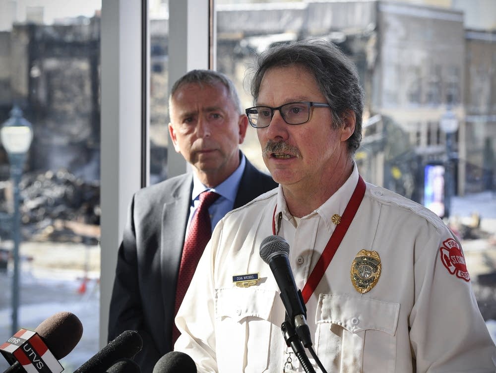 Downtown St. Cloud starts cleanup after Press Bar fire | MPR News