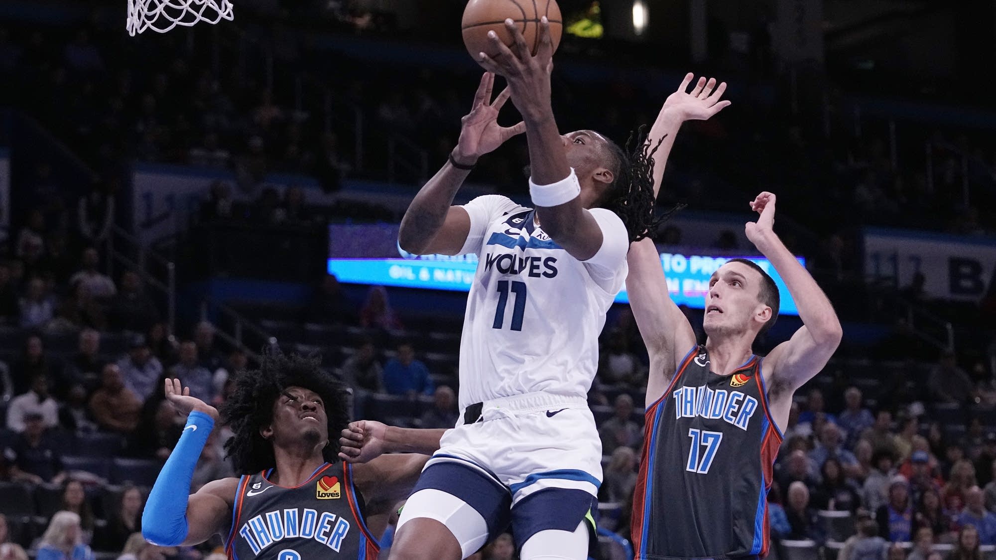 Reid scores 28 as Timberwolves top Thunder, snap 3-game skid | MPR News