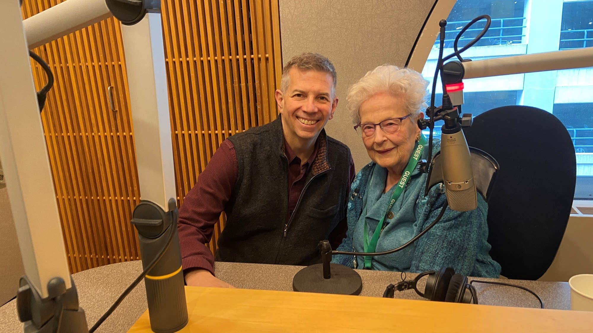 A (nearly) 102-year-old co-host