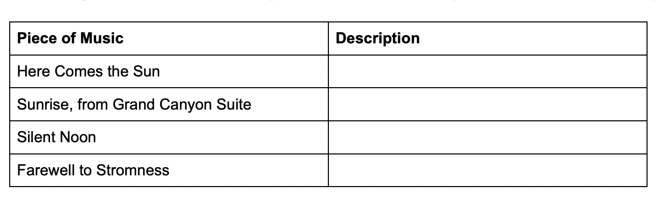 Themed Lesson: Sun - Class Notes from YourClassical