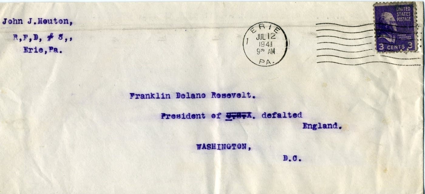 Envelopes and cards sent to the Roosevelt White House | APM Reports