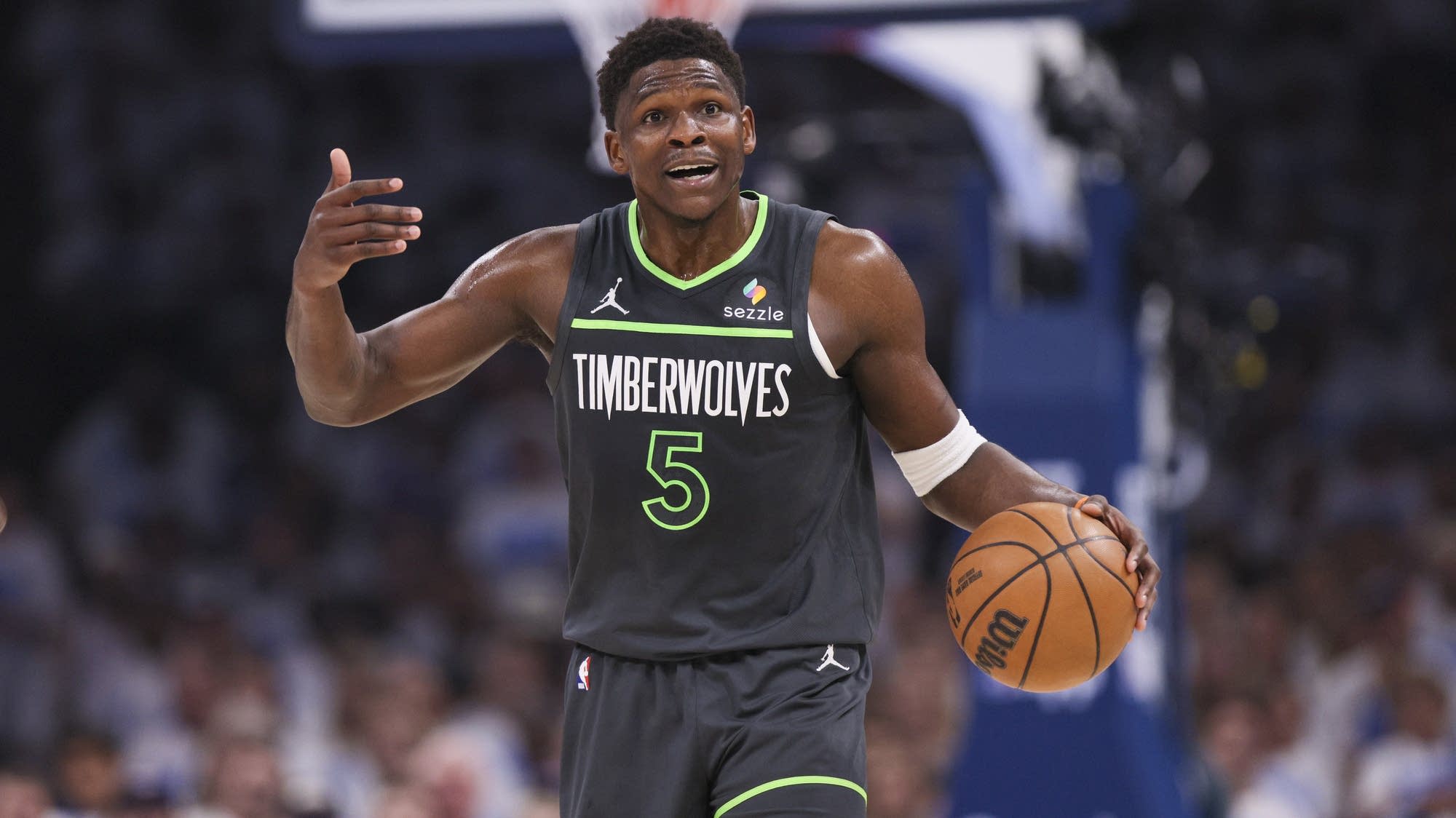 NBA fines Timberwolves guard Anthony Edwards $50,000 for profane ...