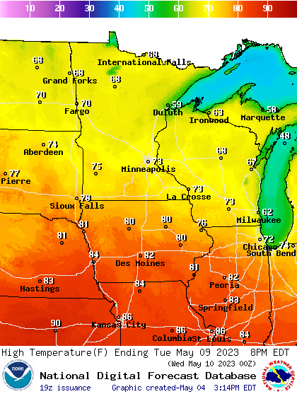 Consistently warmer next week | MPR News